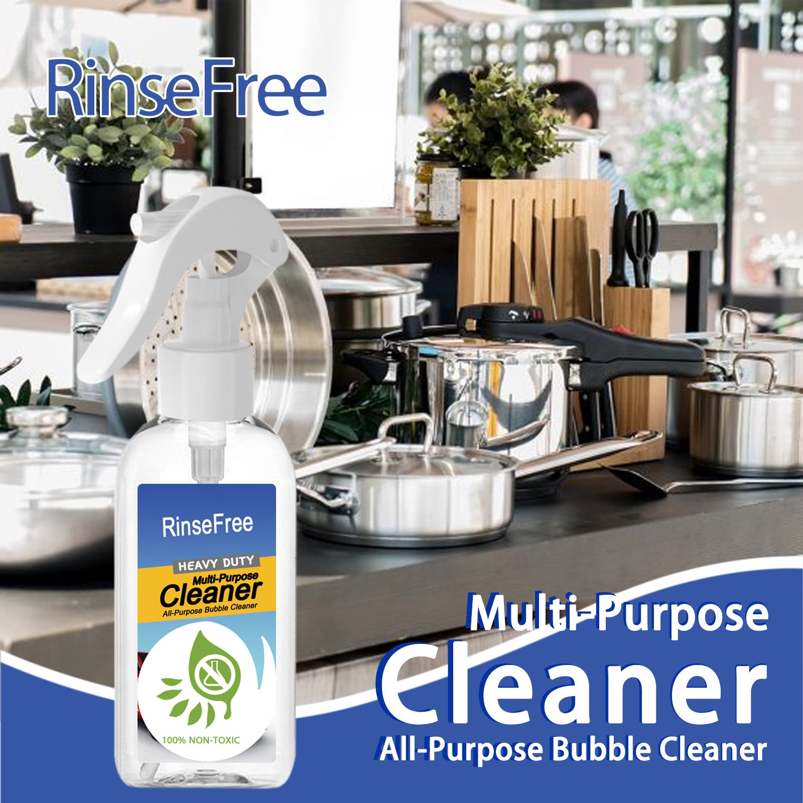 All-Purpose Kitchen Cleaner Foam Spray | Universal Multi-Surface ...