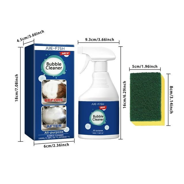 All-Purpose Kitchen Cleaner, Household Foam Cleaner, 100ml Size, Non ...