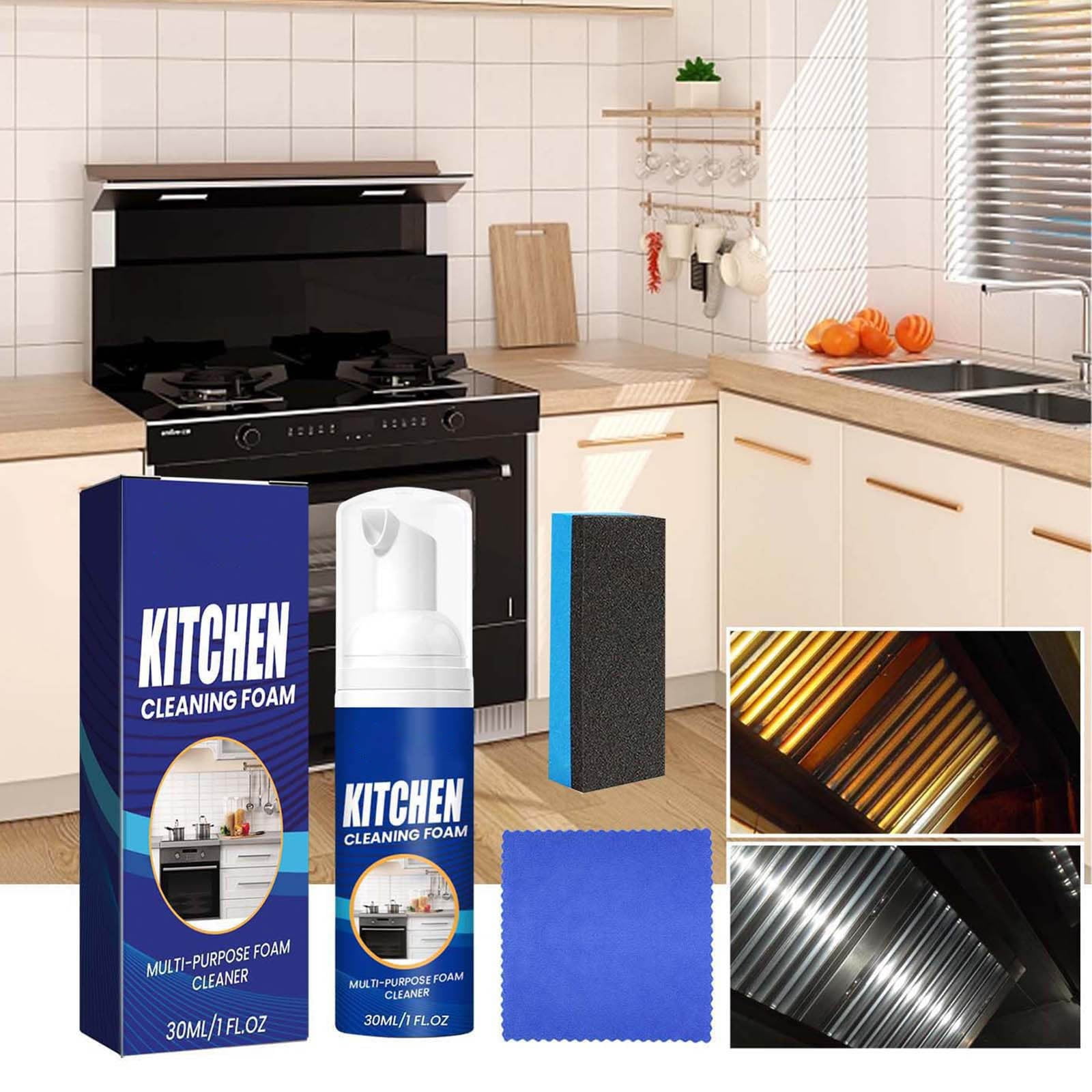 All-Purpose Kitchen Foam, Heavy Duty Stain Remover, 30ml, Non-Toxic ...