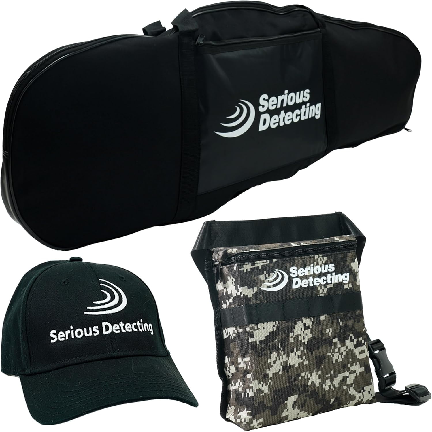 All-Purpose Padded Carry Bag for Metal Detector, Finds Pouch, and Cap ...