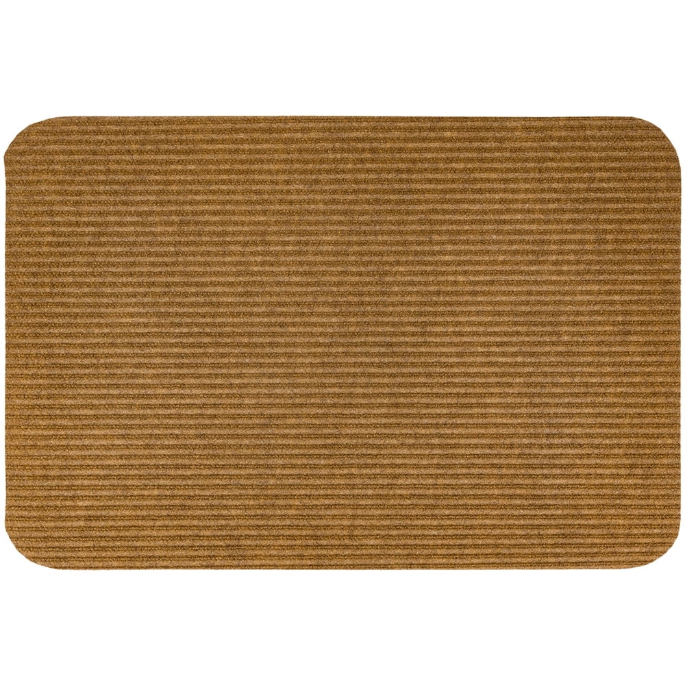 All Purpose Polyester Ribbed Mat Grey 3‘ x 4‘ - Walmart.com