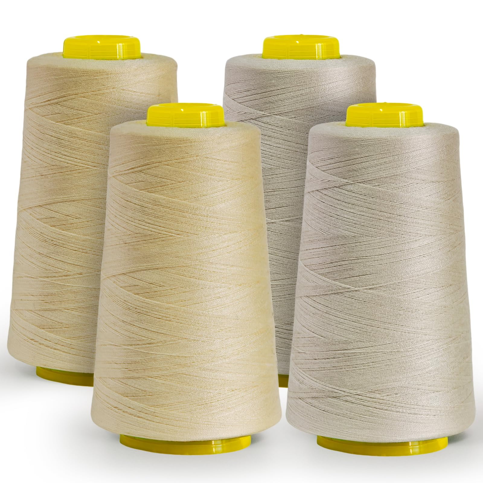 All-Purpose Polyester Sewing Thread - 4-Pack (12,000 Yards Total ...