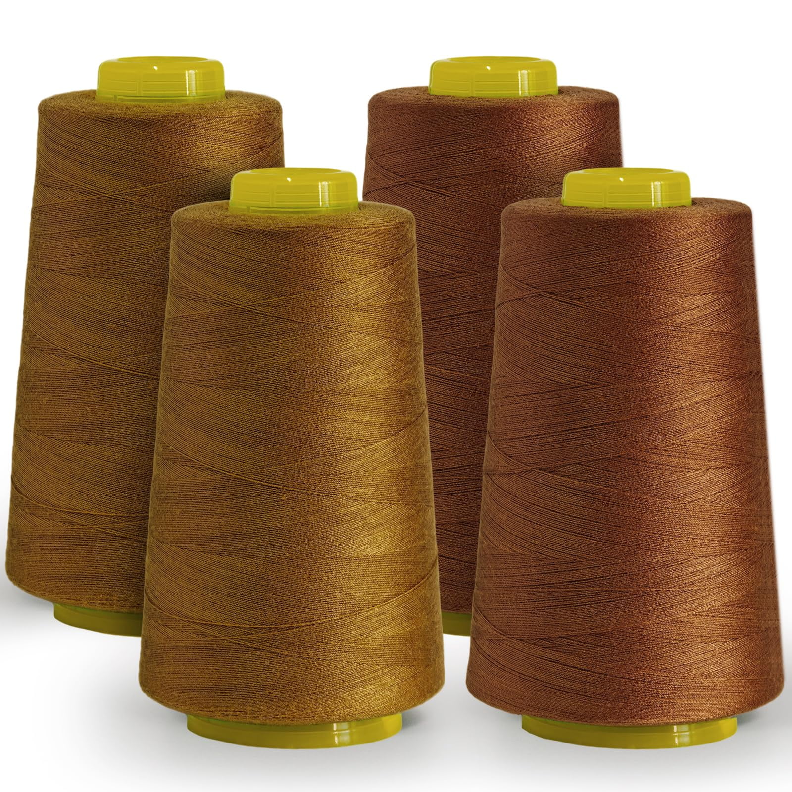 All-Purpose Polyester Sewing Thread - 4-Pack (12,000 Yards Total ...