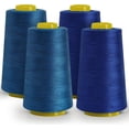 All-Purpose Polyester Sewing Thread - 4-Pack (12,000 Yards Total ...