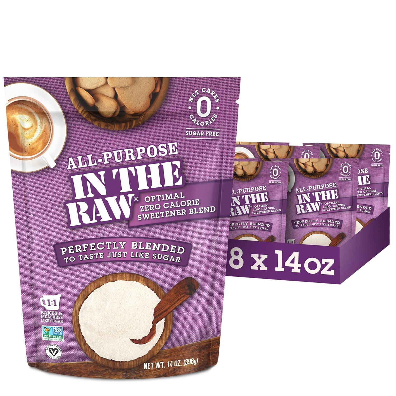 All-Purpose In The Raw Nature’s Zero Calorie Sweetener, Sugar Free ...