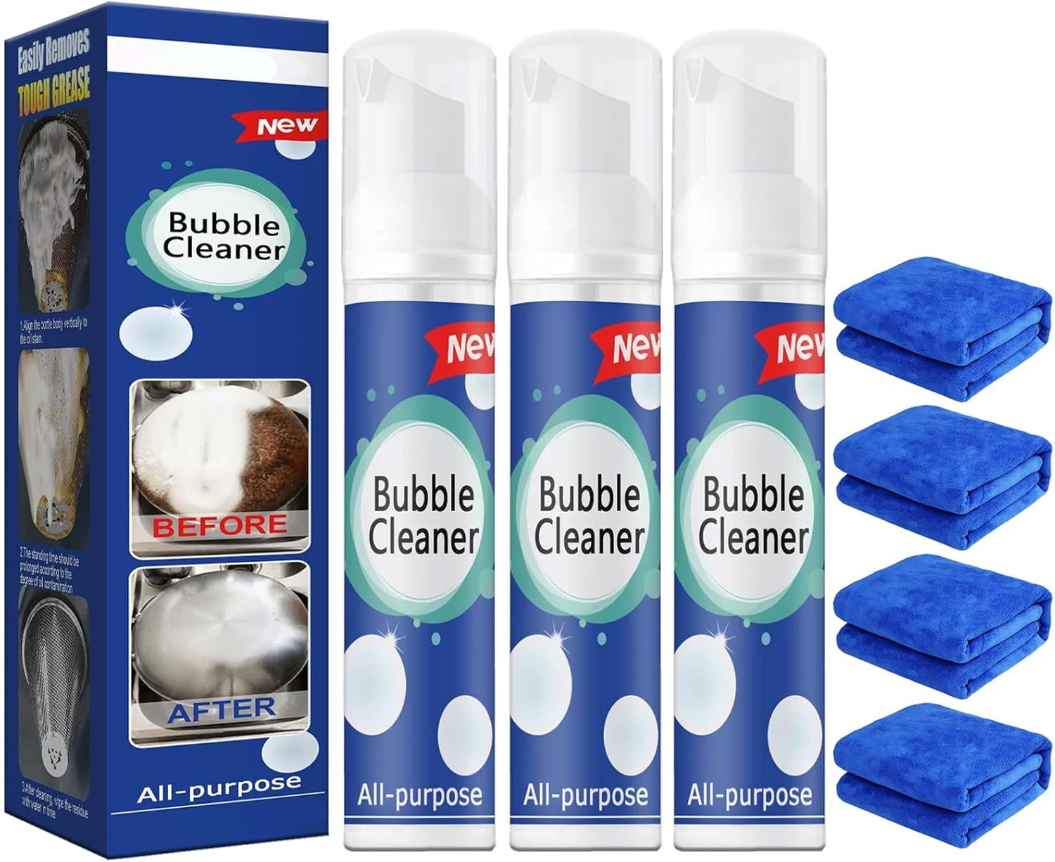 All-Purpose Rinse-Free Cleaning Spray, Highly Effective Oil Breakdown ...