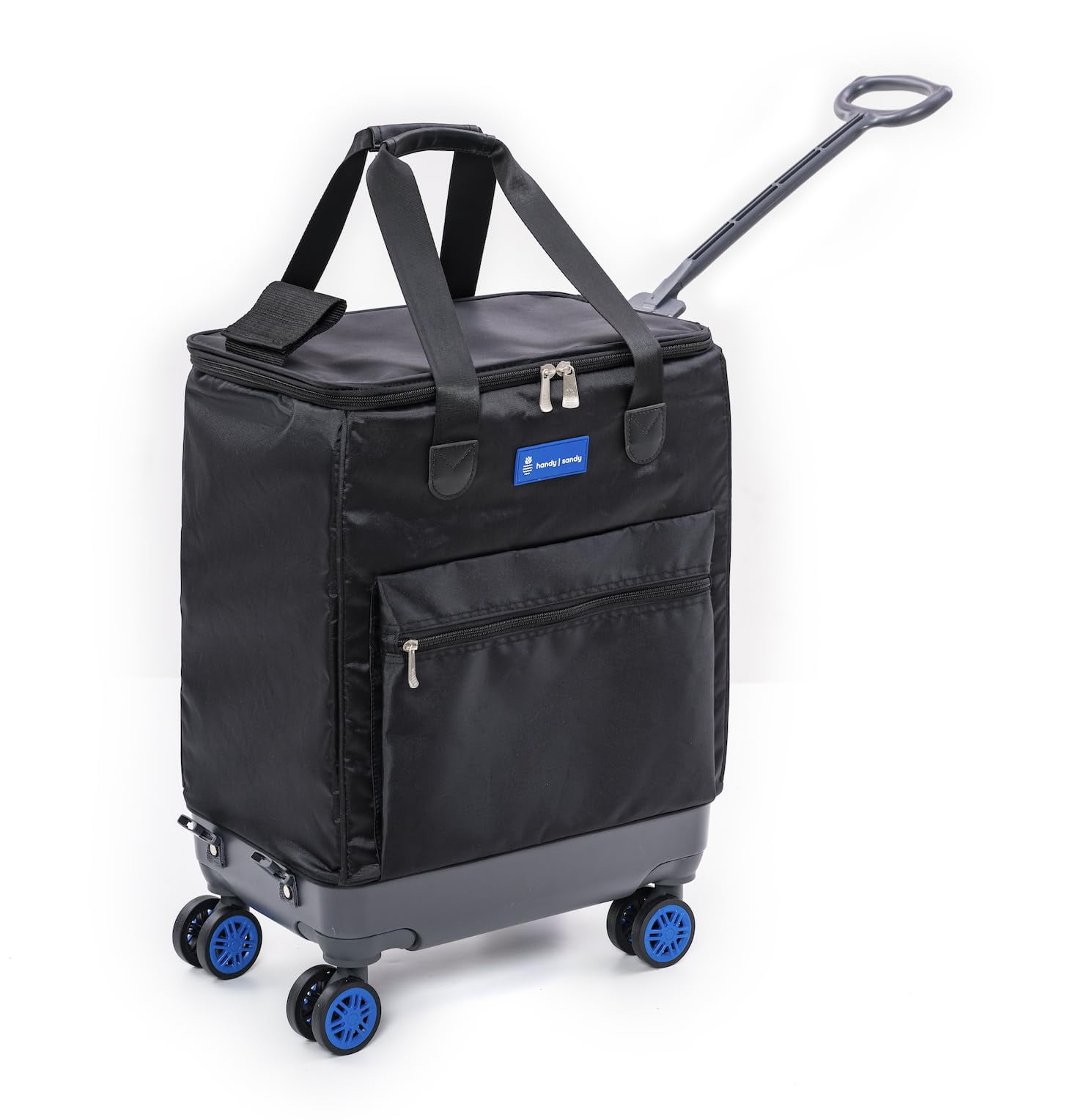 All-Purpose Roller Bag – Foldable Top-Opening Tote on Wheels with ...
