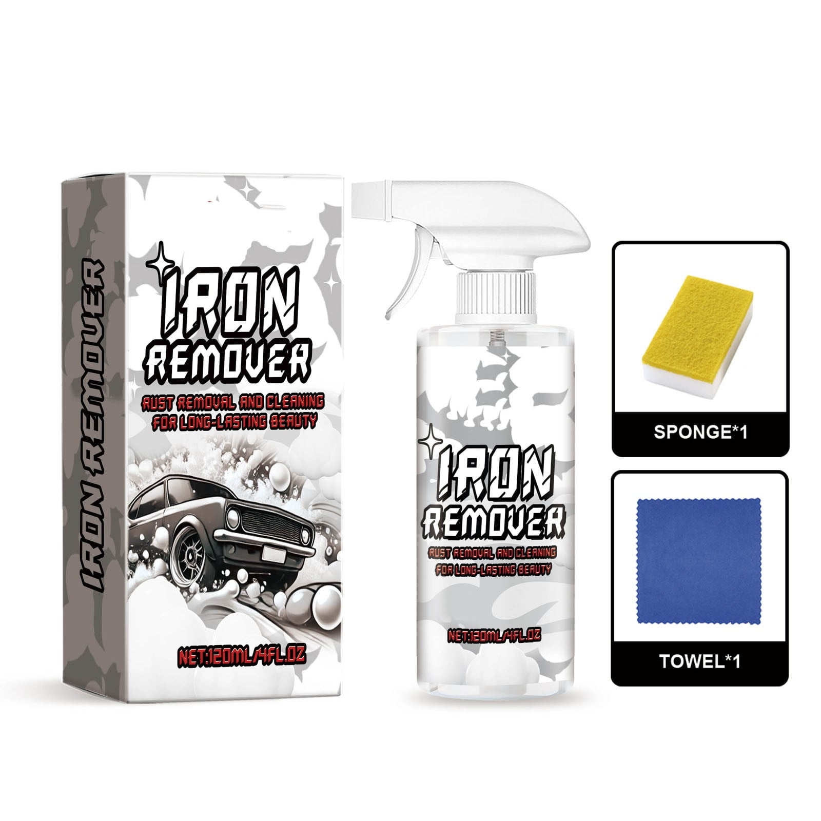 All-Purpose Rust Stain Remover, Remove Rust Stains in Car Detailing ...
