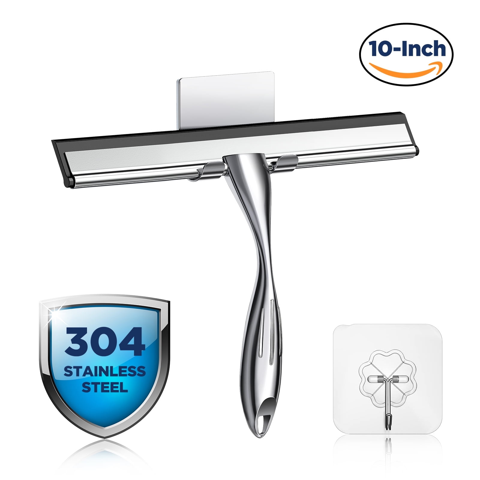 All-Purpose Shower Squeegee for Window, Glass, Shower Door, Car ...