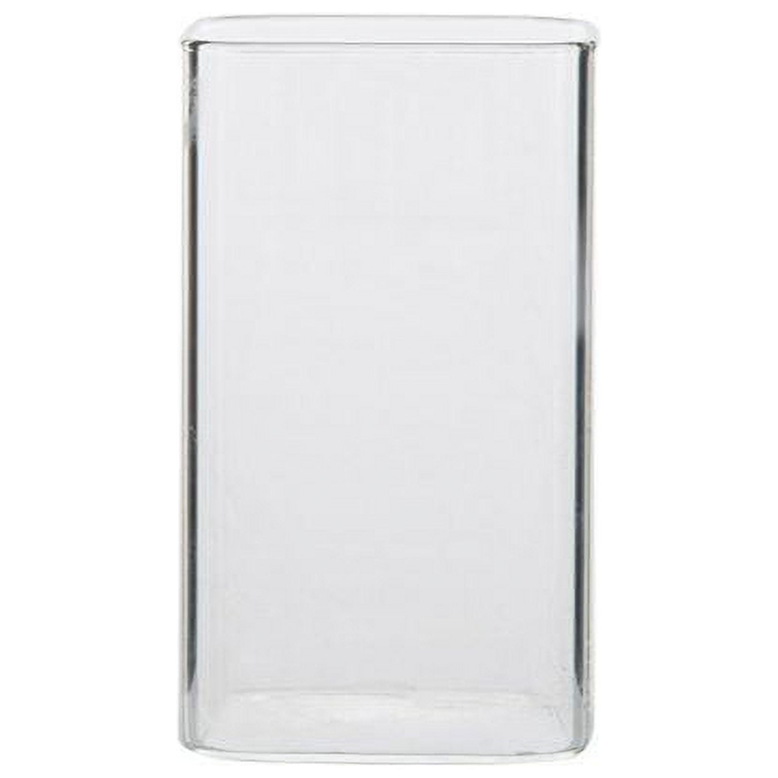 All-Purpose Square Drinking Glasses Cup,Straight Cups for Water Milk ...