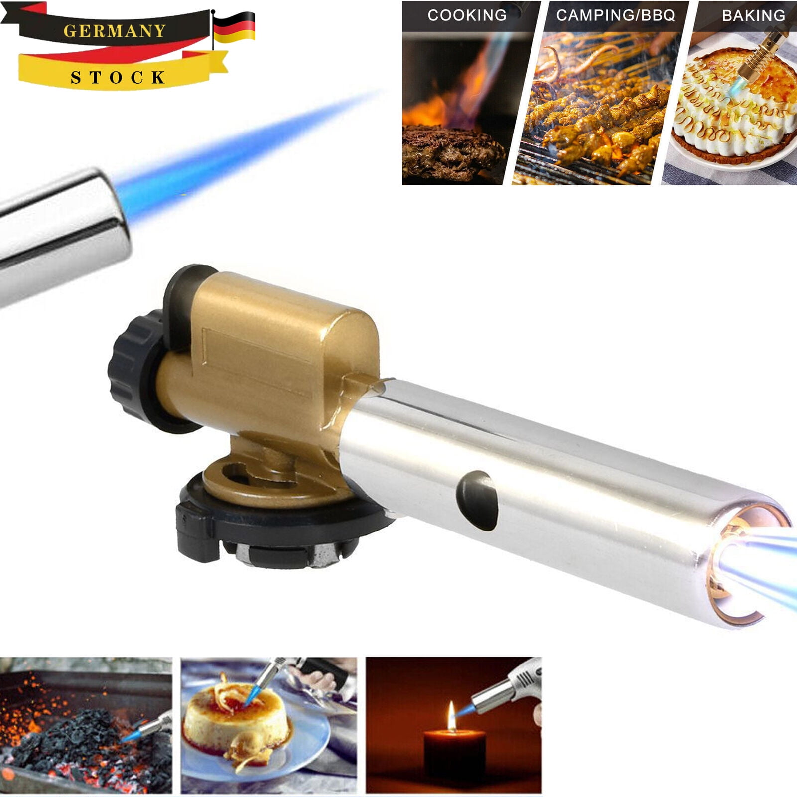 All-Purpose Torch with Portable Design, Ideal for Outdoor Cooking and Indoor Crafting Adventures ...
