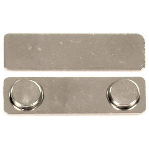 All Quality 10 Pack - 1/2" x 1-3/4" Magnetic Name Badge Tag Fasteners ...