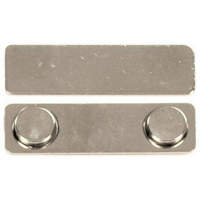 All Quality 10 Pack - 1/2" x 1-3/4" Magnetic Name Badge Tag Fasteners ...