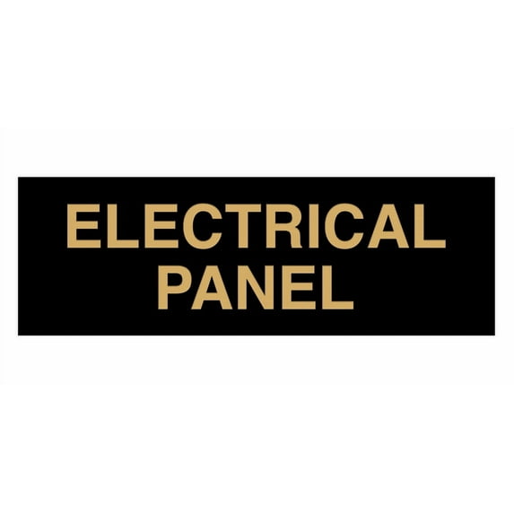 All Quality Basic Electrical Panel Sign - Fire Regulation Safety ...
