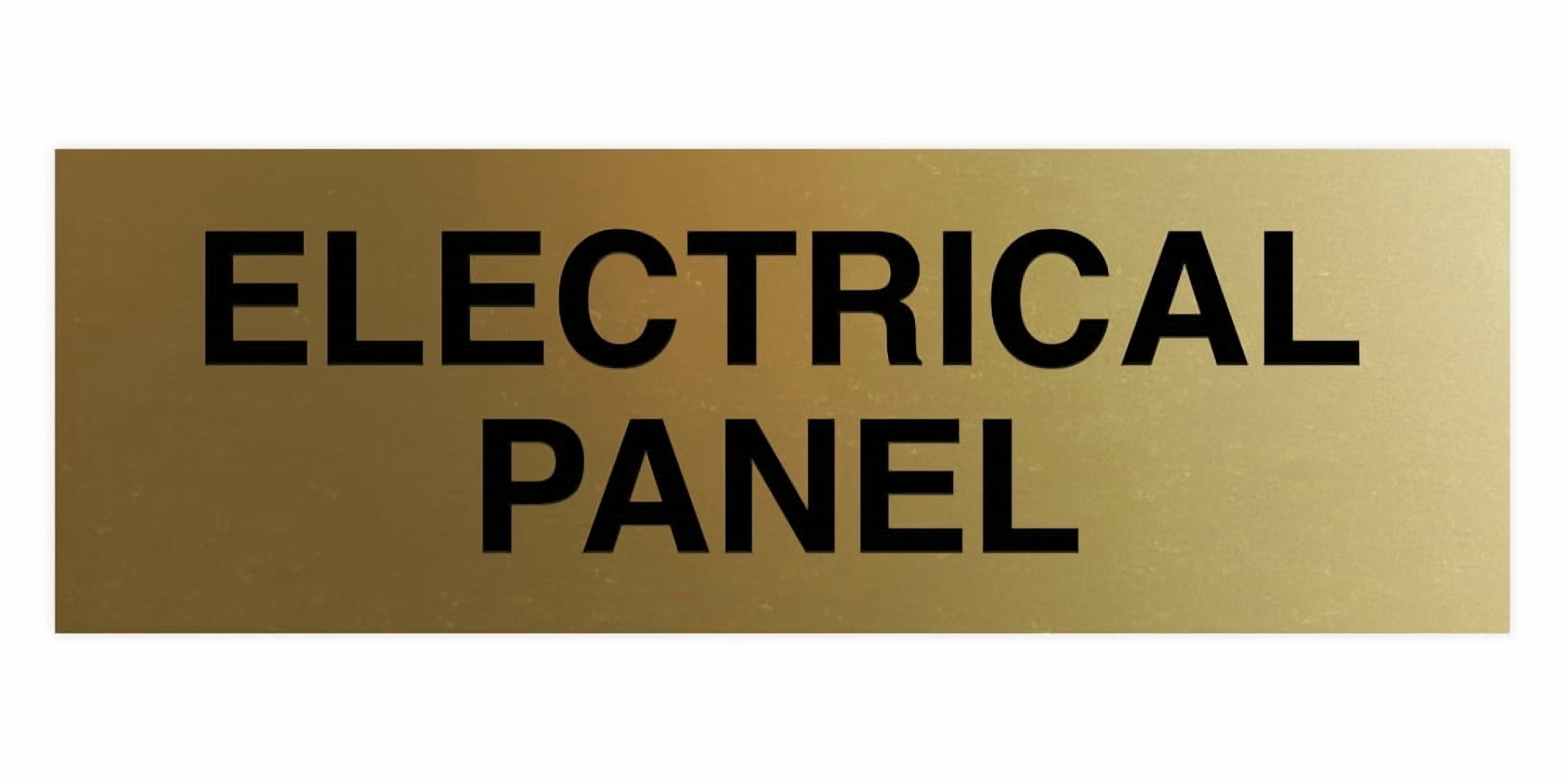 All Quality Basic Electrical Panel Sign - Fire Regulation Safety ...