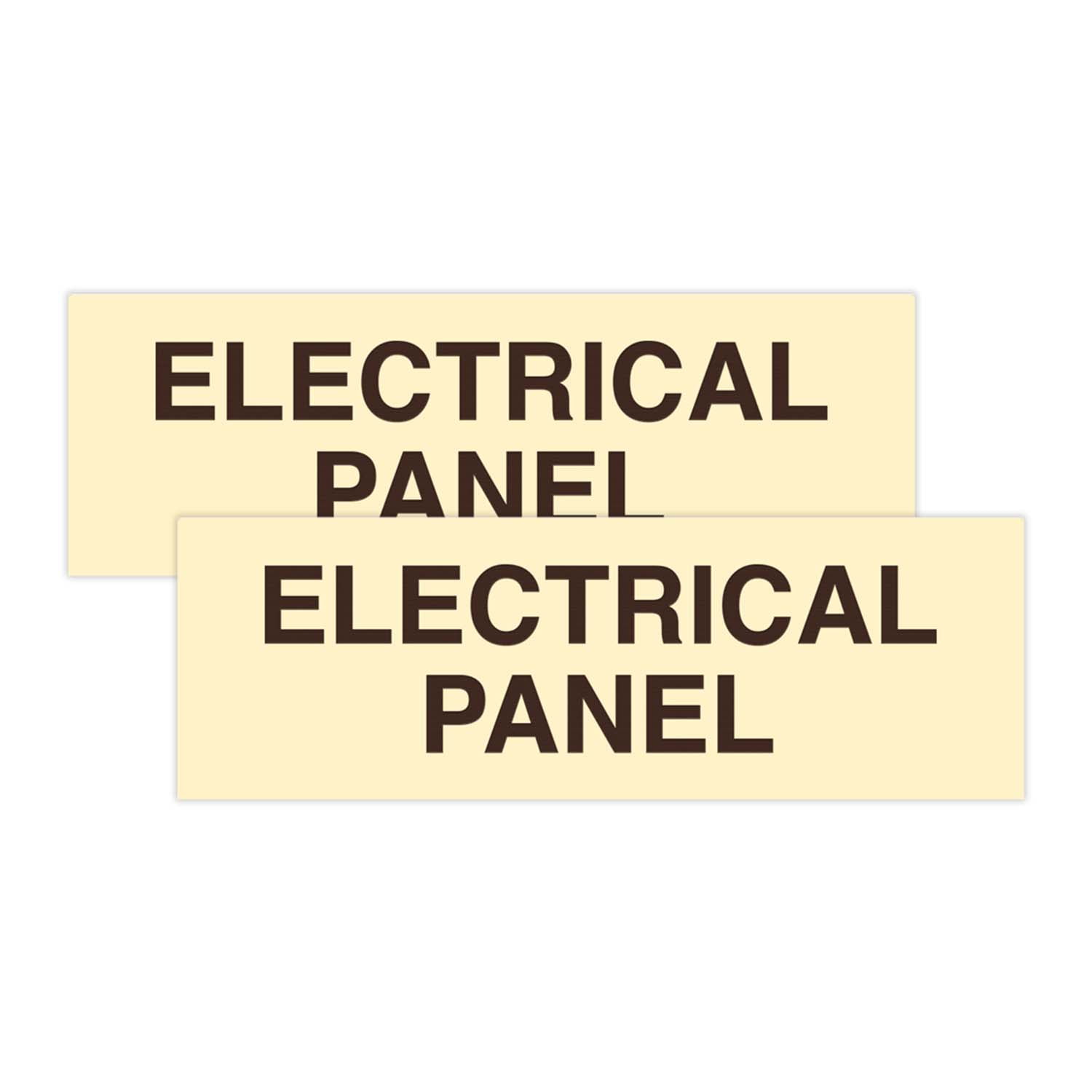 All Quality Basic Electrical Panel Sign - Fire Regulation Safety ...