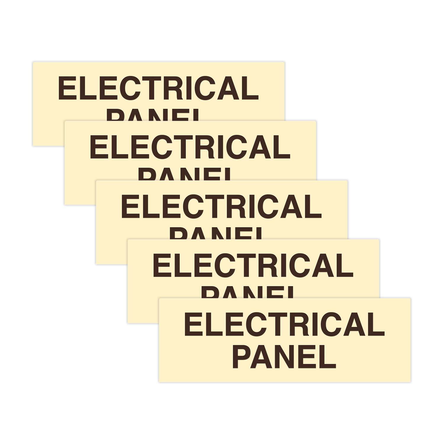 All Quality Basic Electrical Panel Sign - Fire Regulation Safety ...