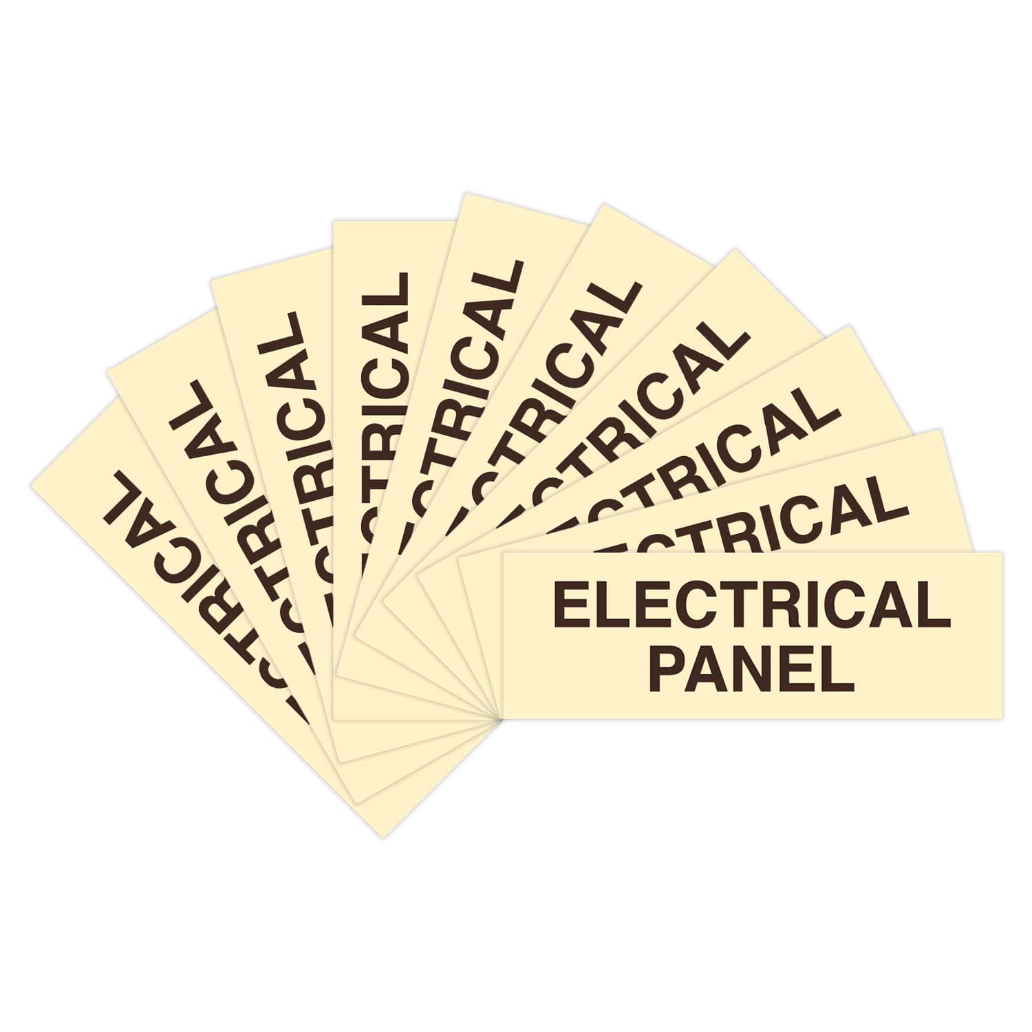 All Quality Basic Electrical Panel Sign - Fire Regulation Safety ...