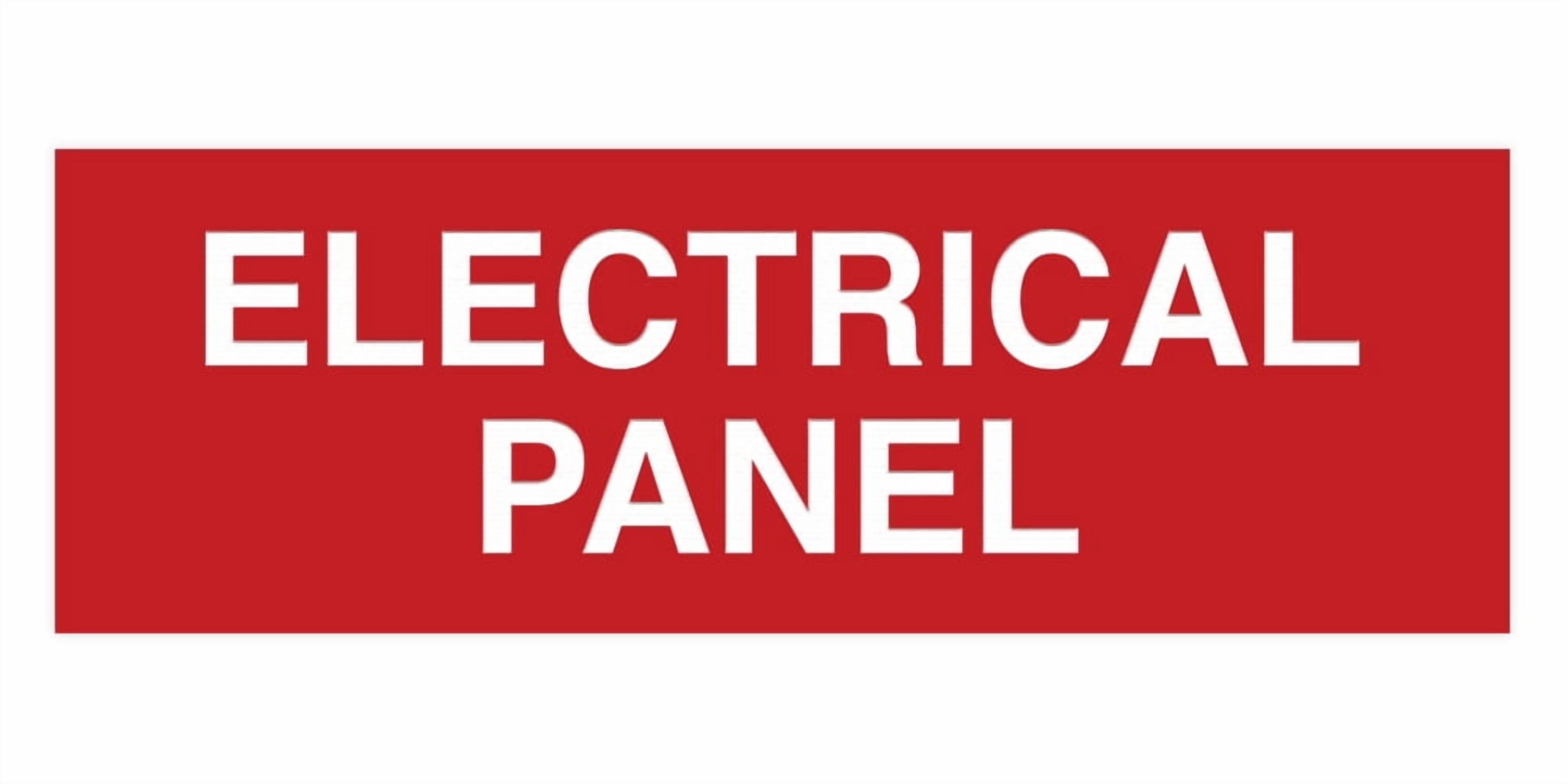 All Quality Basic Electrical Panel Sign - Fire Regulation Safety ...