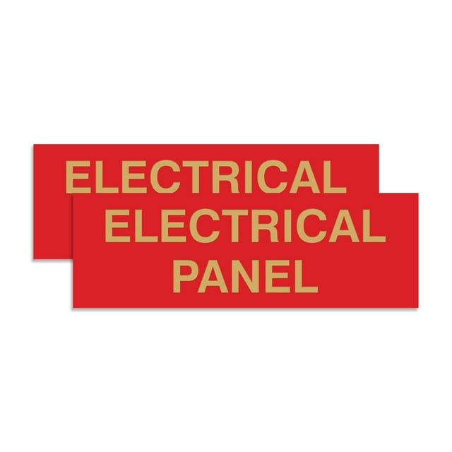 All Quality Basic Electrical Panel Sign - Fire Regulation Safety ...
