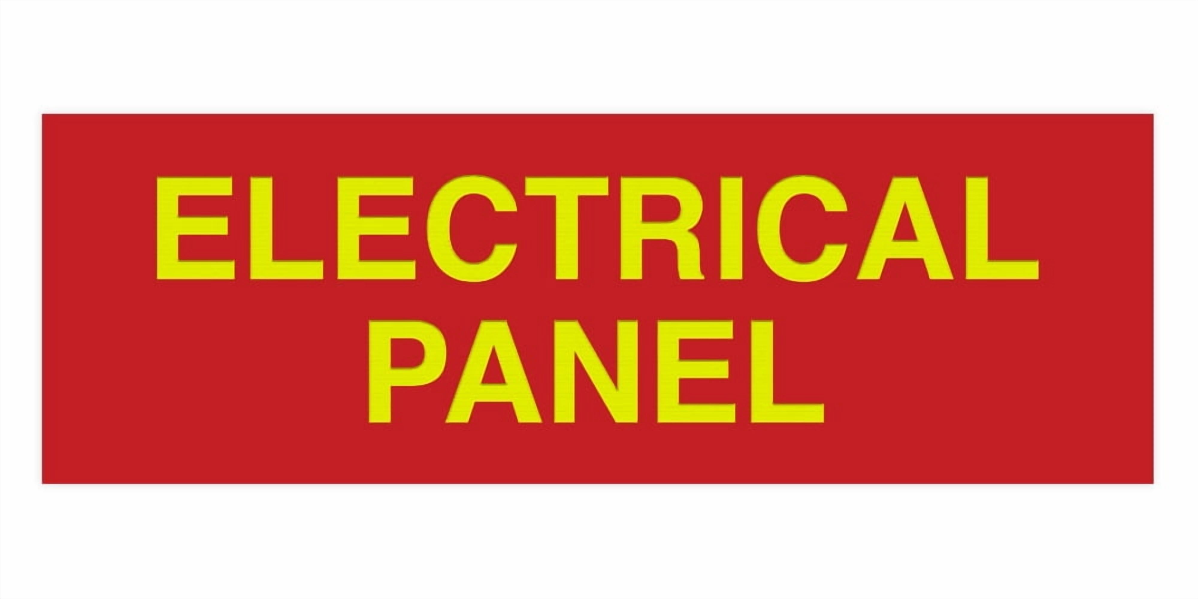 All Quality Basic Electrical Panel Sign - Fire Regulation Safety ...
