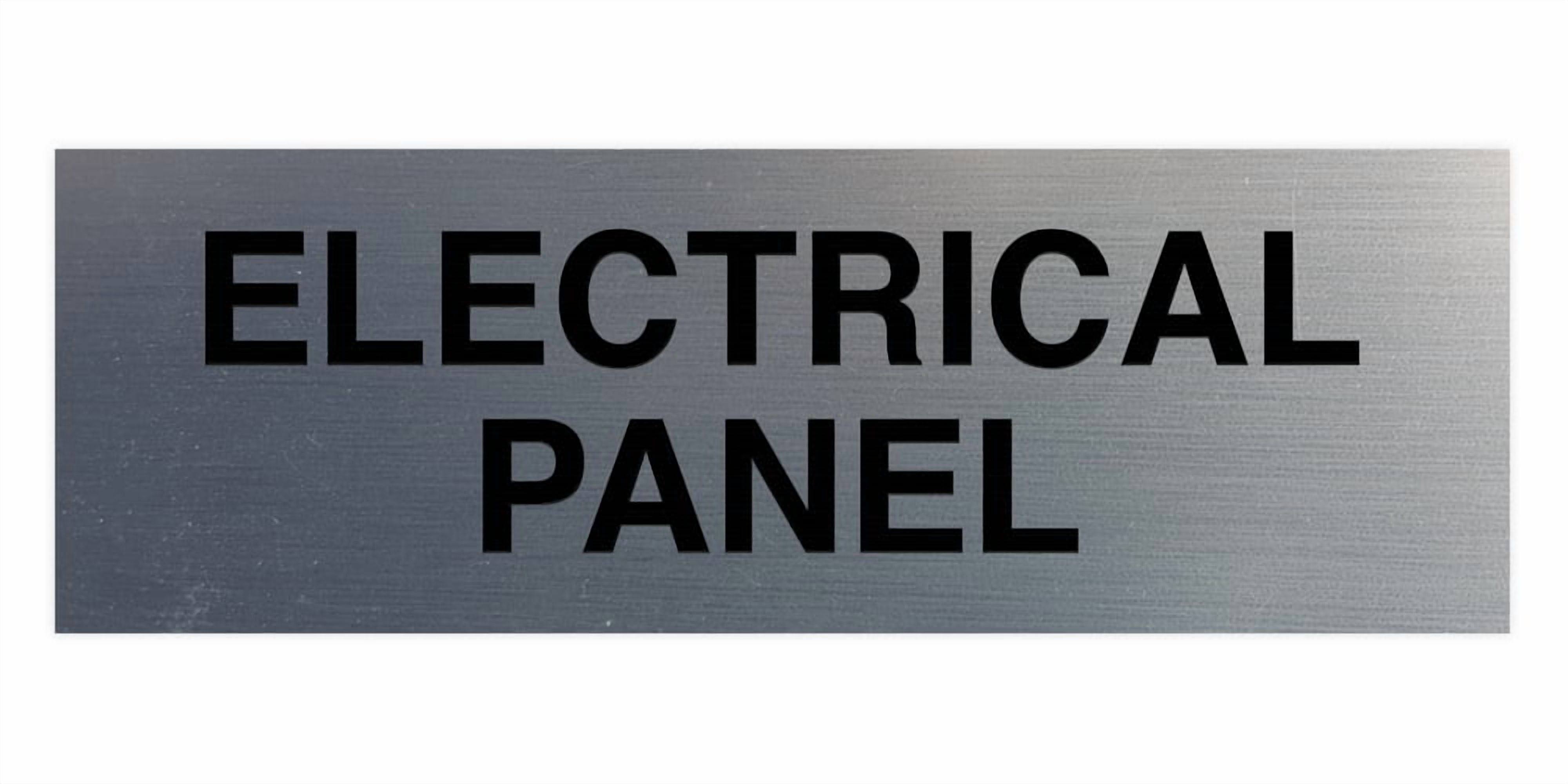 All Quality Basic Electrical Panel Sign - Fire Regulation Safety ...