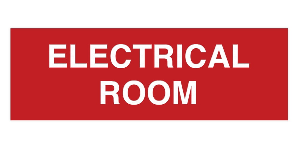 All Quality Basic Electrical Room Sign | Durable Construction ...