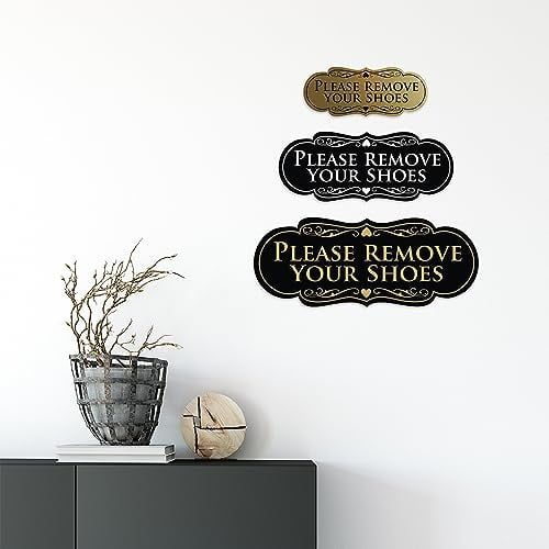 All Quality Designer Please Remove Your Shoes Wall or Door Sign - No ...