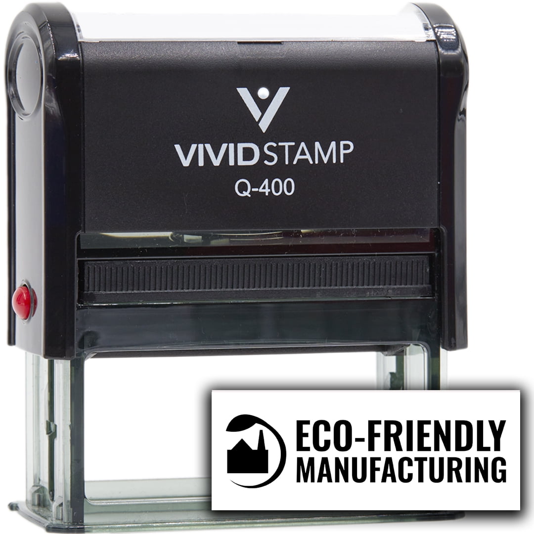 All Quality Eco-Friendly Manufacturing Self-Inking Rubber Stamp (Black ...