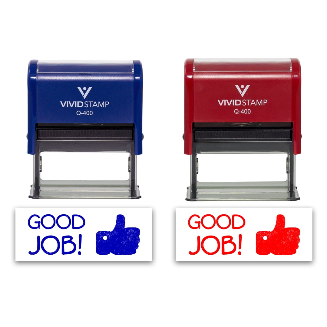 All Quality Good Job! Self-Inking Rubber Stamp Motivational Teacher ...
