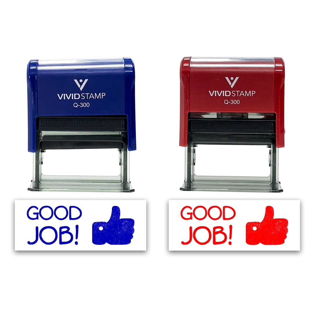 All Quality Good Job! Self-Inking Rubber Stamp Motivational Teacher ...