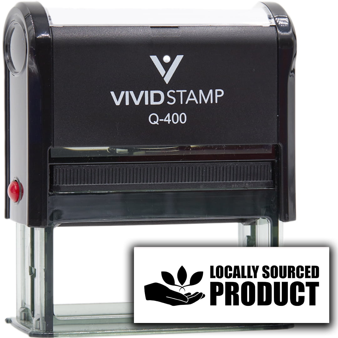 All Quality Locally Sourced Product Self-Inking Rubber Stamp (Black Ink ...