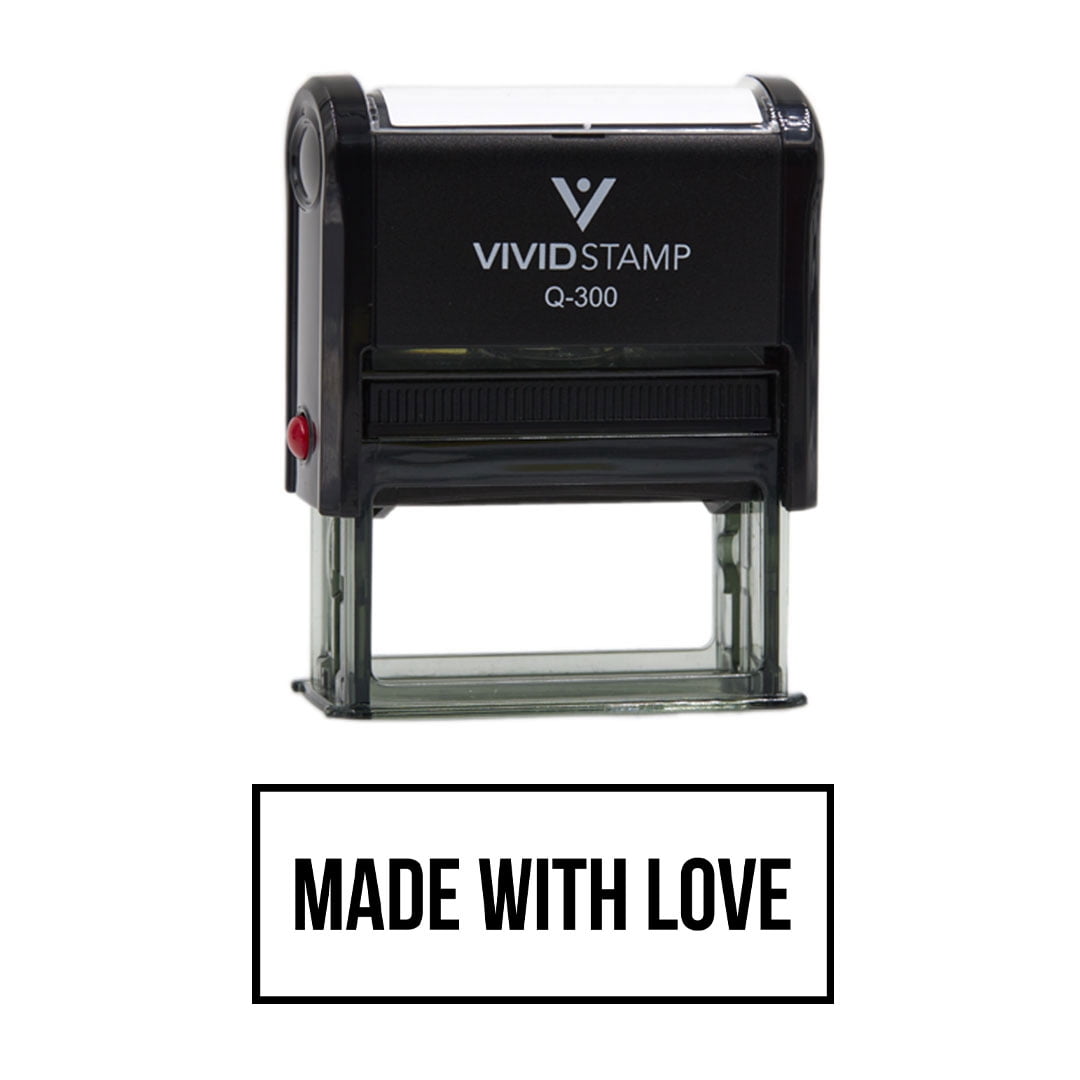 All Quality Made With Love Self-Inking Rubber Stamp | Professional ...