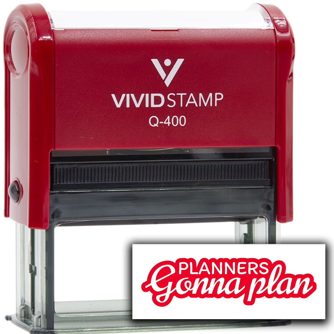 All Quality Planners Gonna Plan Self-Inking Rubber Stamp | Agenda ...