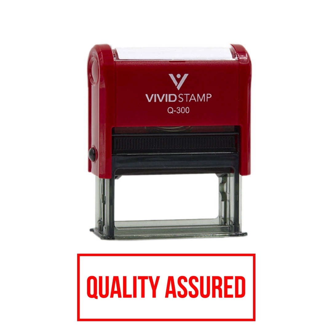 All Quality Quality Assured Self-Inking Rubber Stamp | Professional ...