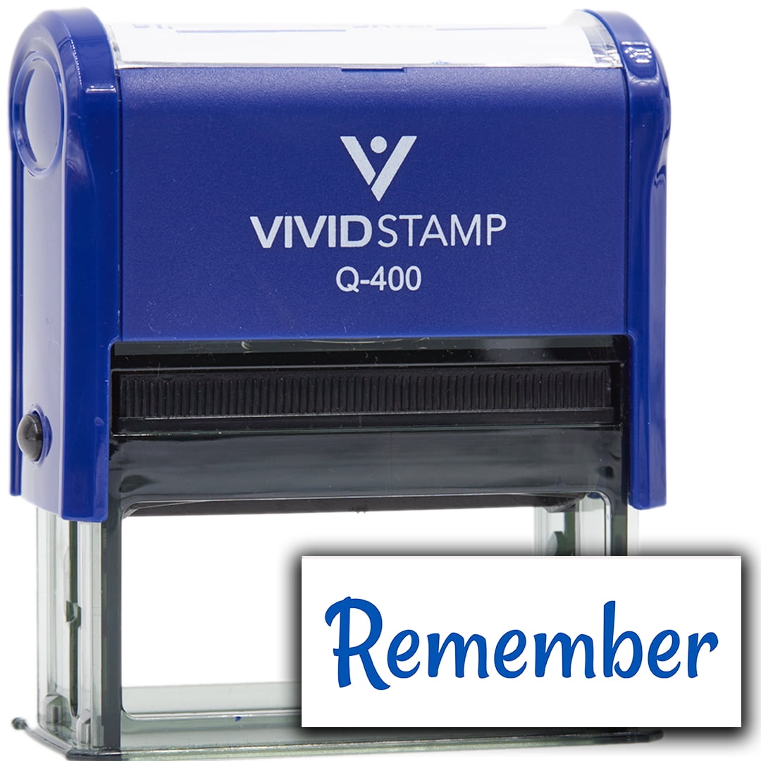 All Quality Remember Self-Inking Rubber Stamp | Agenda Planning Stamps ...