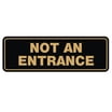 Not An Entrance Sign - Walmart.com