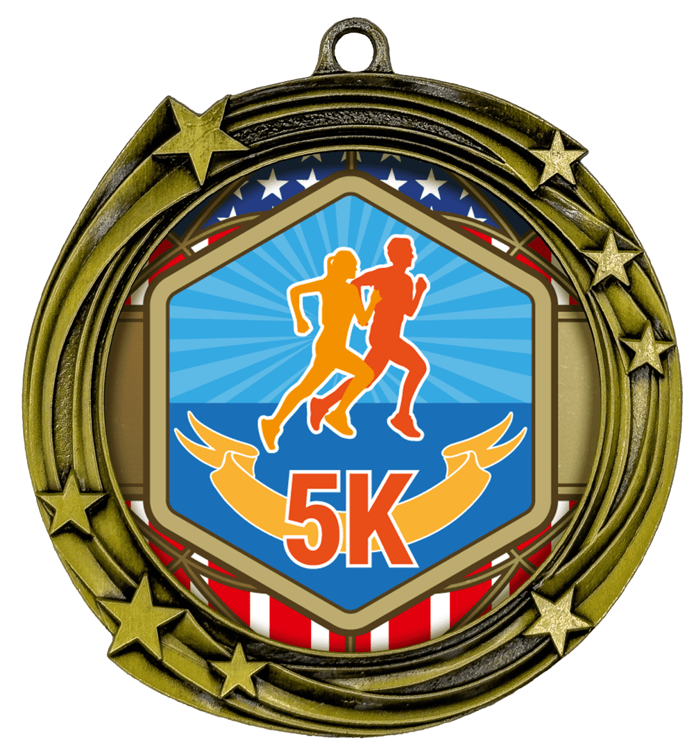 All Quality Stars Design 5k Medal | Competition | High Quality Metal ...