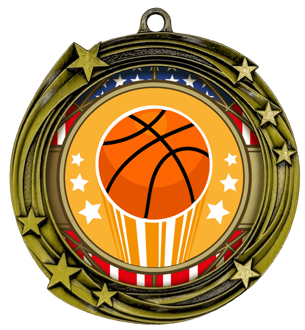 All Quality Stars Design Basketball Medal - 1st, 2nd, 3rd Place - 9 ...