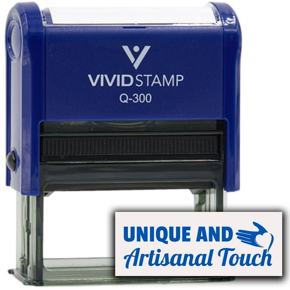 All Quality Signature Blend Self-Inking Rubber Stamp | Handcrafted ...
