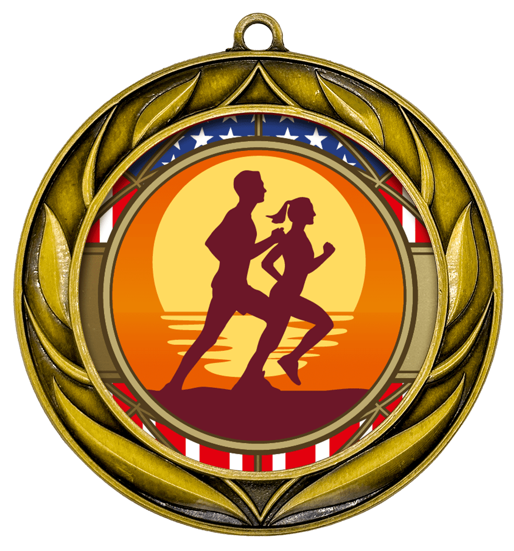 All Quality Wreath Design Running Medal | Competition | High Quality ...