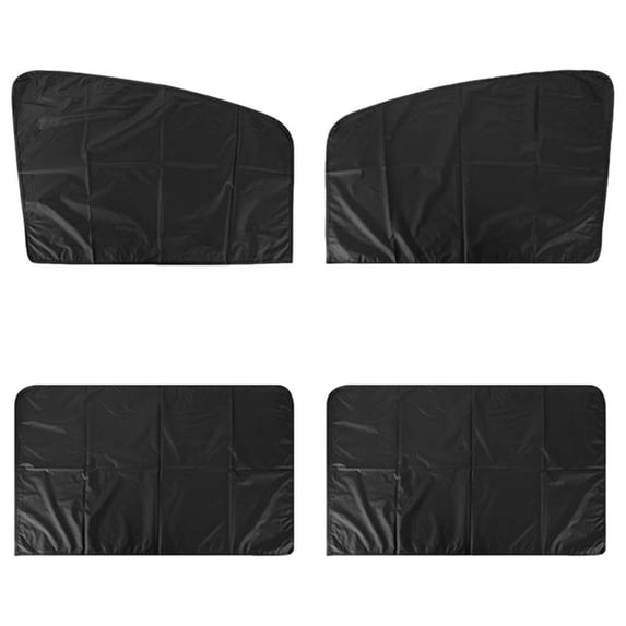 All-Round Side Window UV Block Sunshades 4PCS, Magnetic Blackout ...