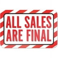 All Sales Are Final Sign - Walmart.com