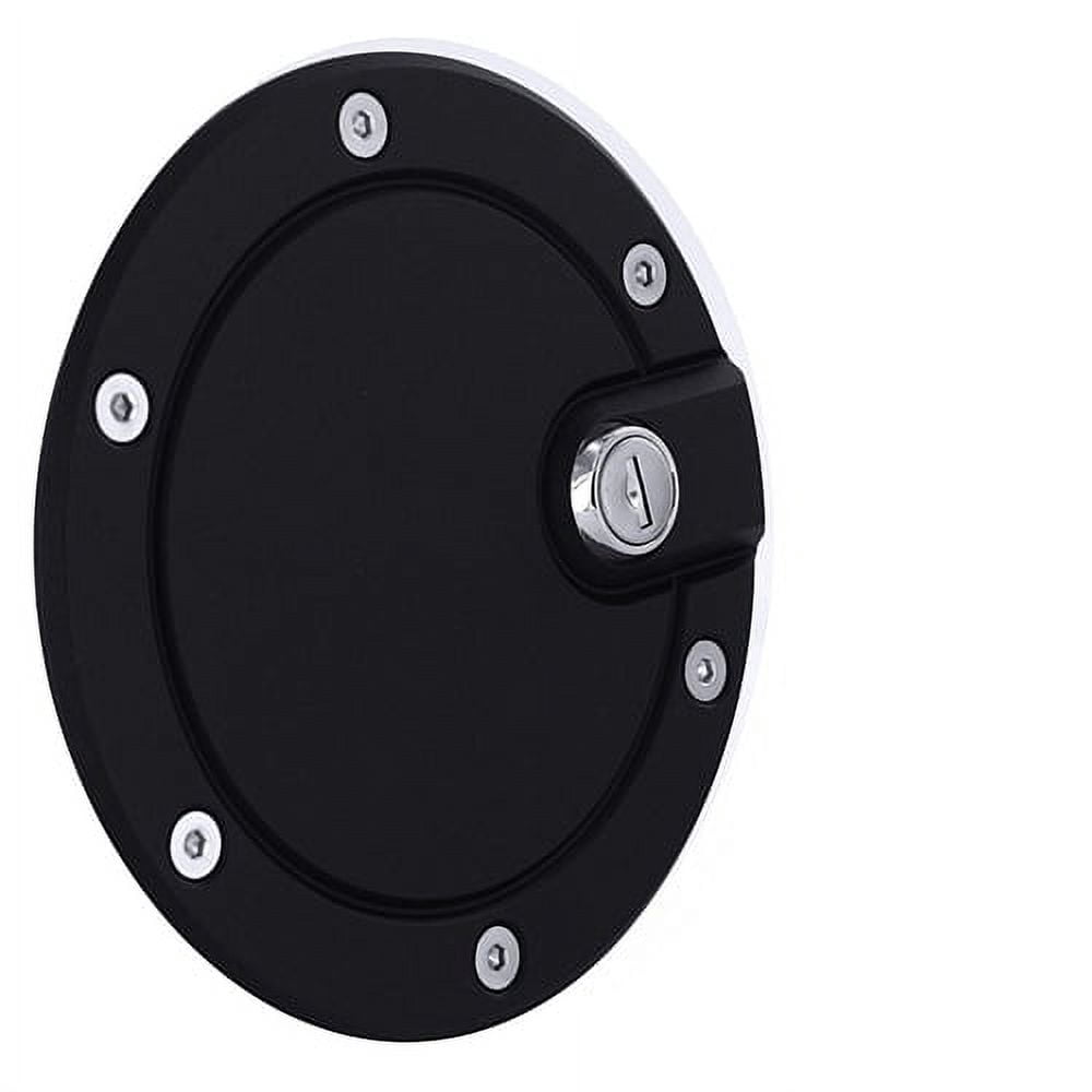 All Sales Manufacturing Billet Fuel Door For Ford Black Ring And Door