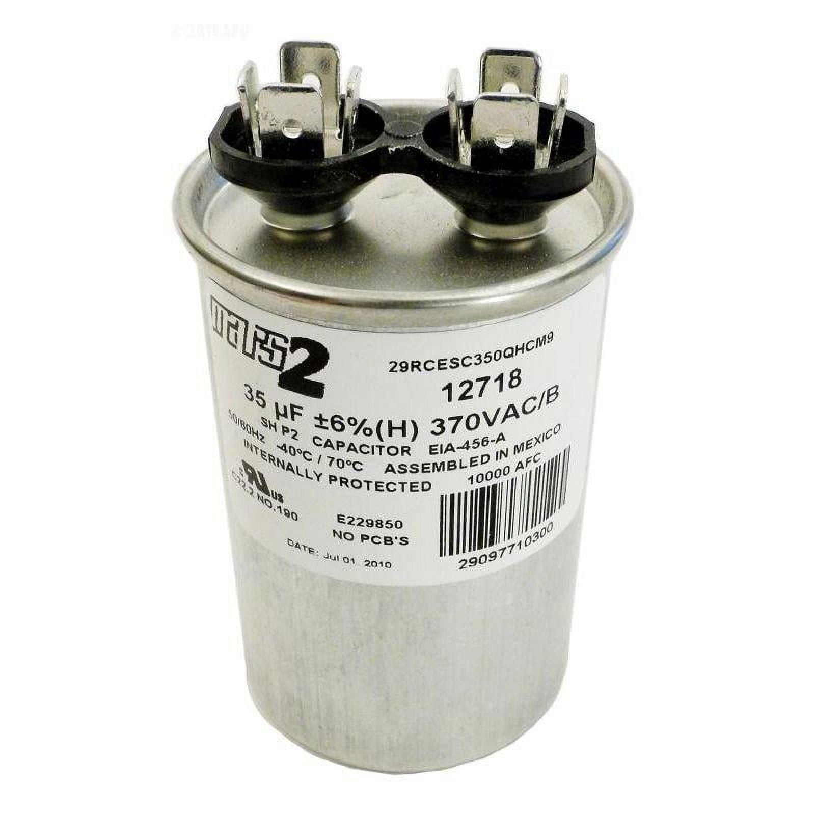 All Seals Run Capacitor 370V 35 MFD AS-263LE - Walmart Business Supplies