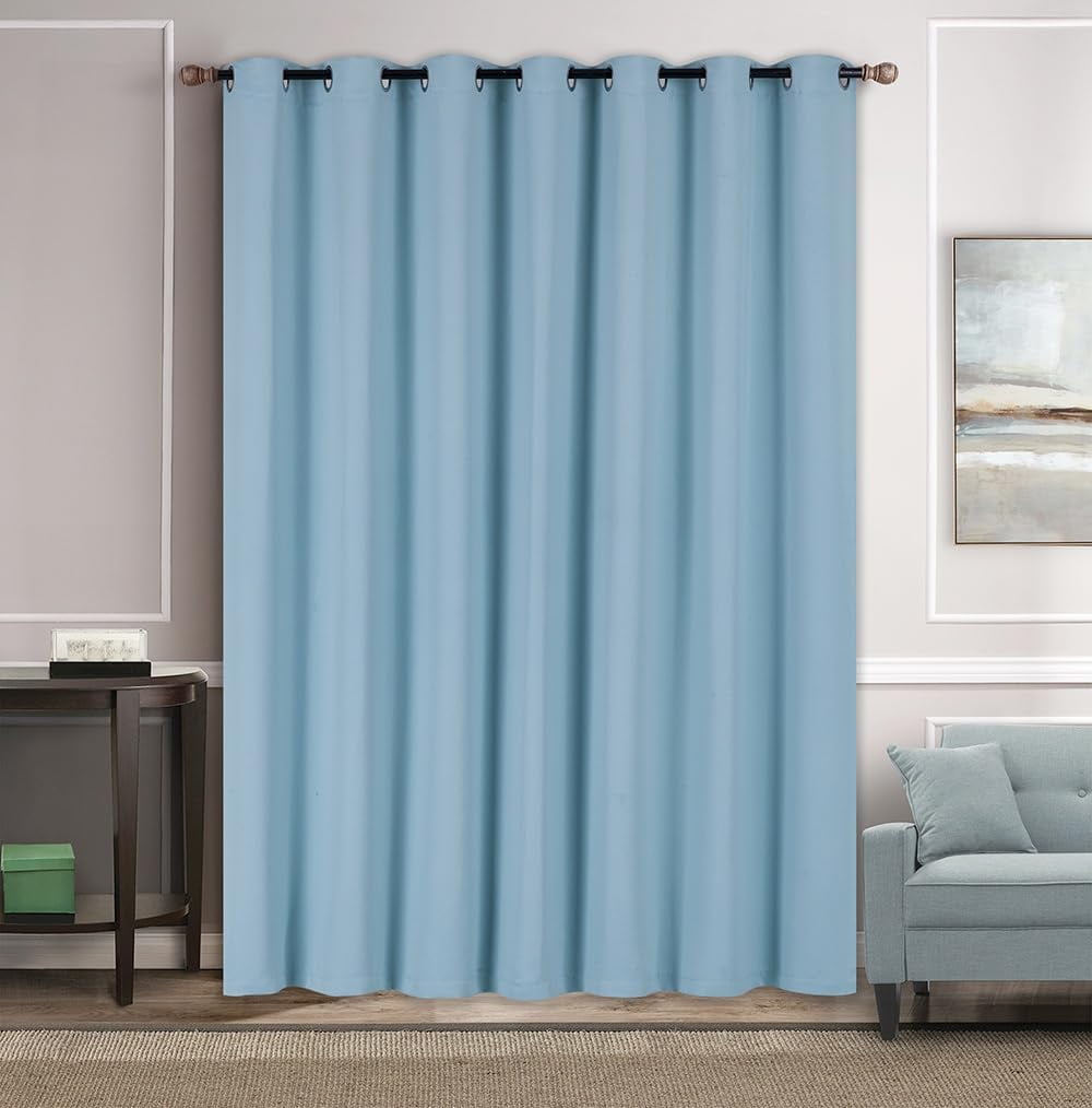 All Season 1pc Window Curtain Panel Insulated Thermal Blackout Solid ...