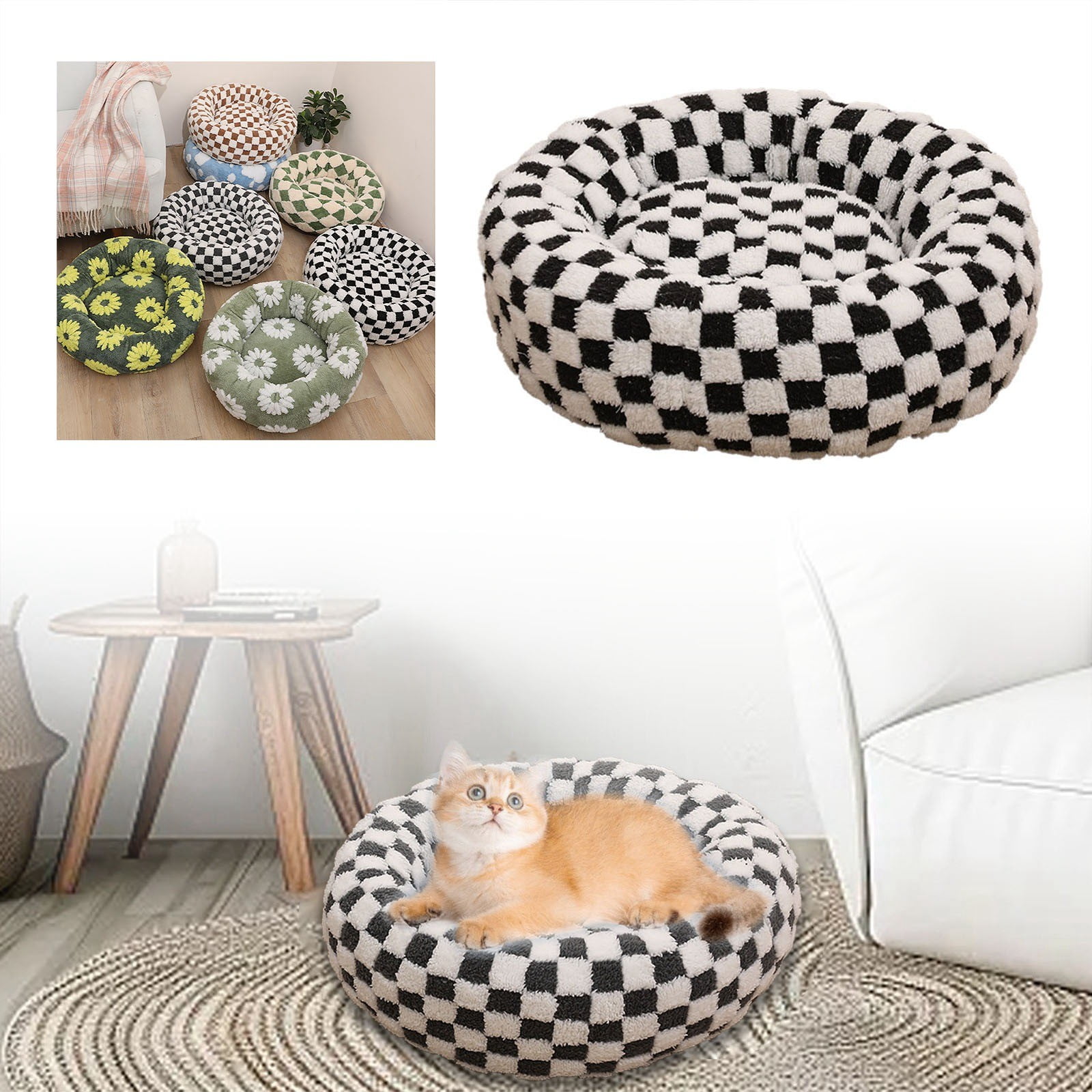 All - Season 60cm Round Pet Bed - Comfort, Style, and Convenience for ...