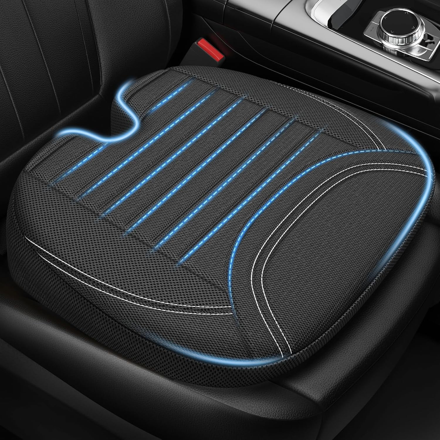 All-Season Car Seat Cushion for Comfortable & Safe Driving, Breathable ...