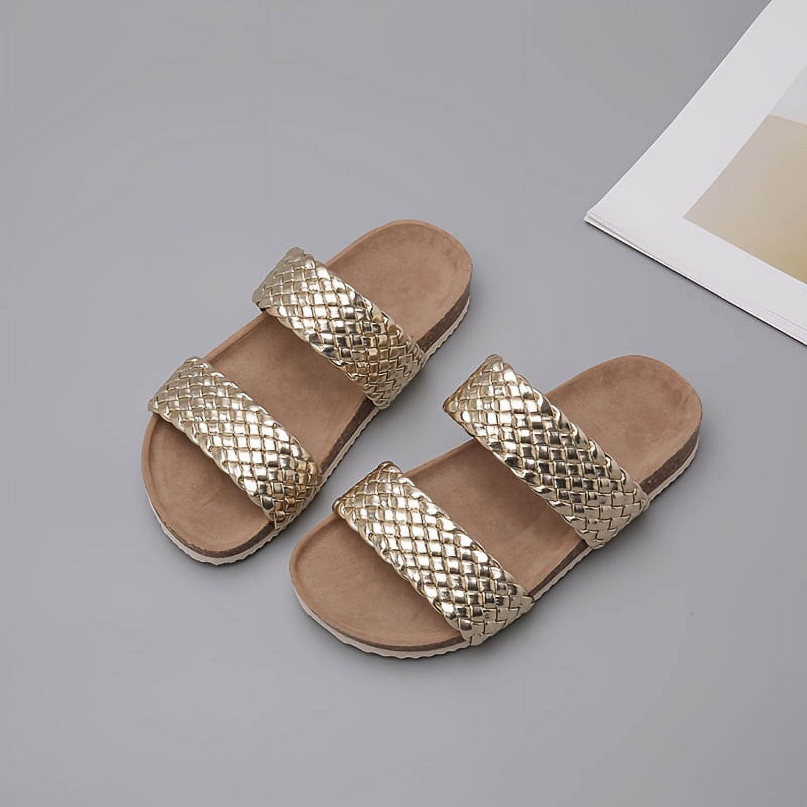 All-Season Chic Girls' Slippers: Lightweight, Breathable, with Patterns ...