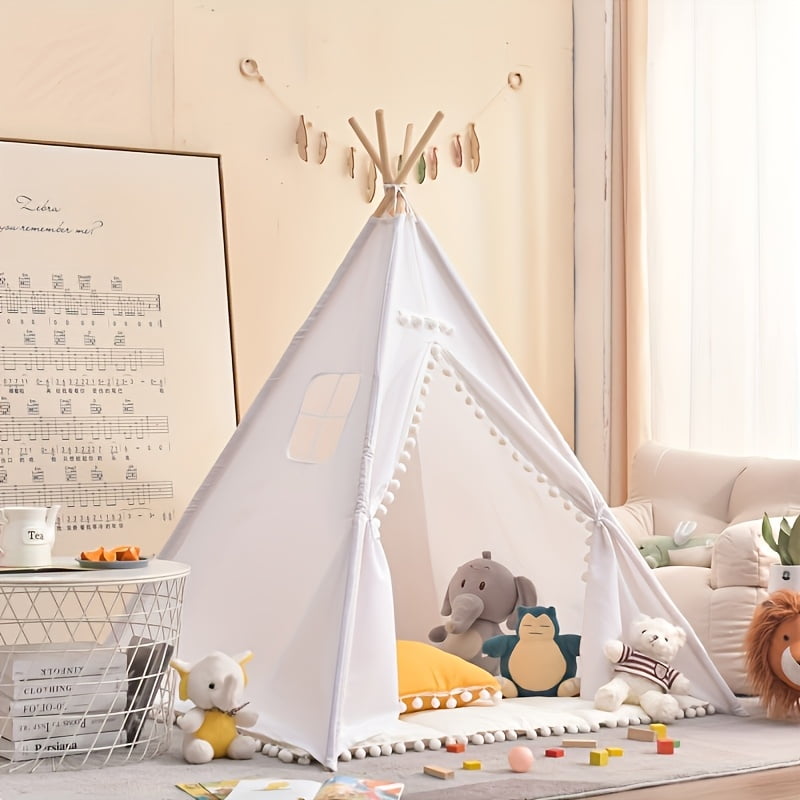 All-Season Dog House Tent w/Spacious Washable Bed - Indoor/Outdoor ...